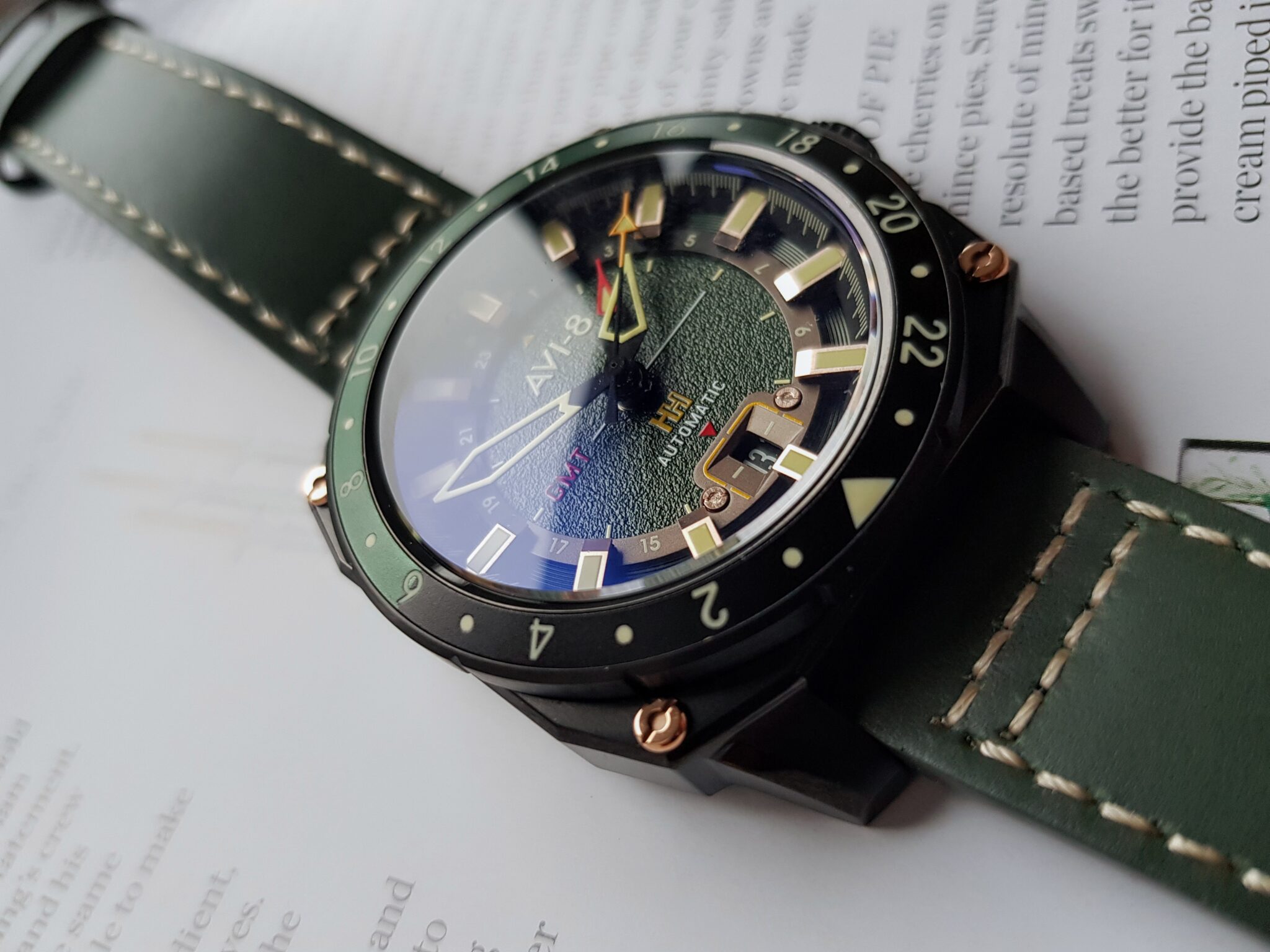 AVI-8 Atlas Hawker Hunter GMT Automatic Review - New Labels Only